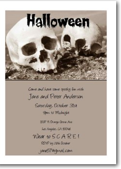 Unique Halloween Invitation - Free Printable Invites